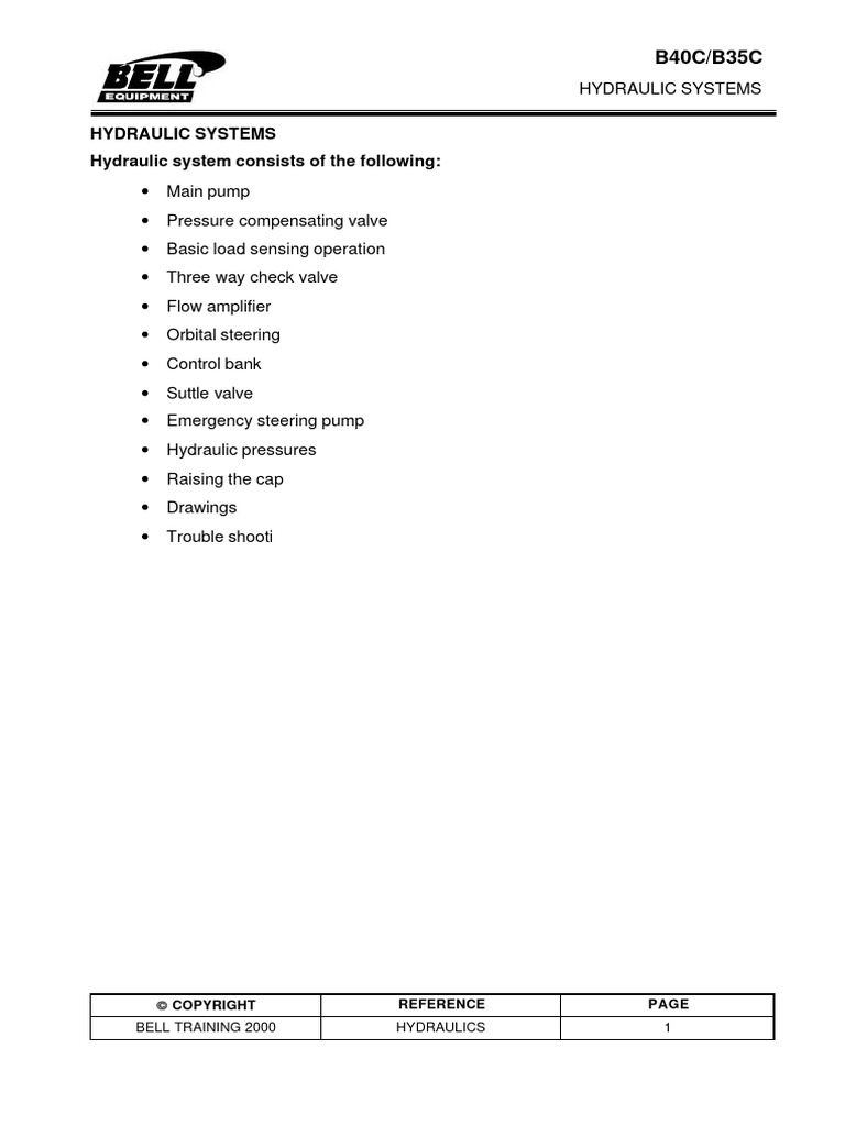 B40C Hydraulics | PDF