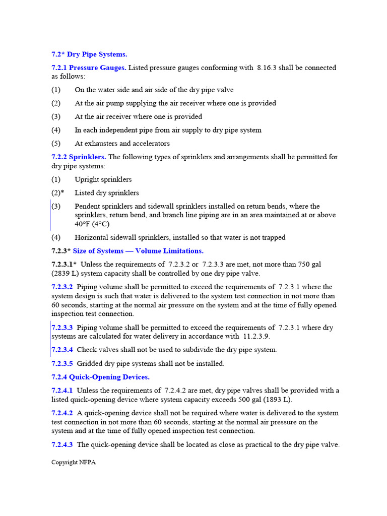 Dry Pipe System | PDF | Fire Sprinkler System | Valve