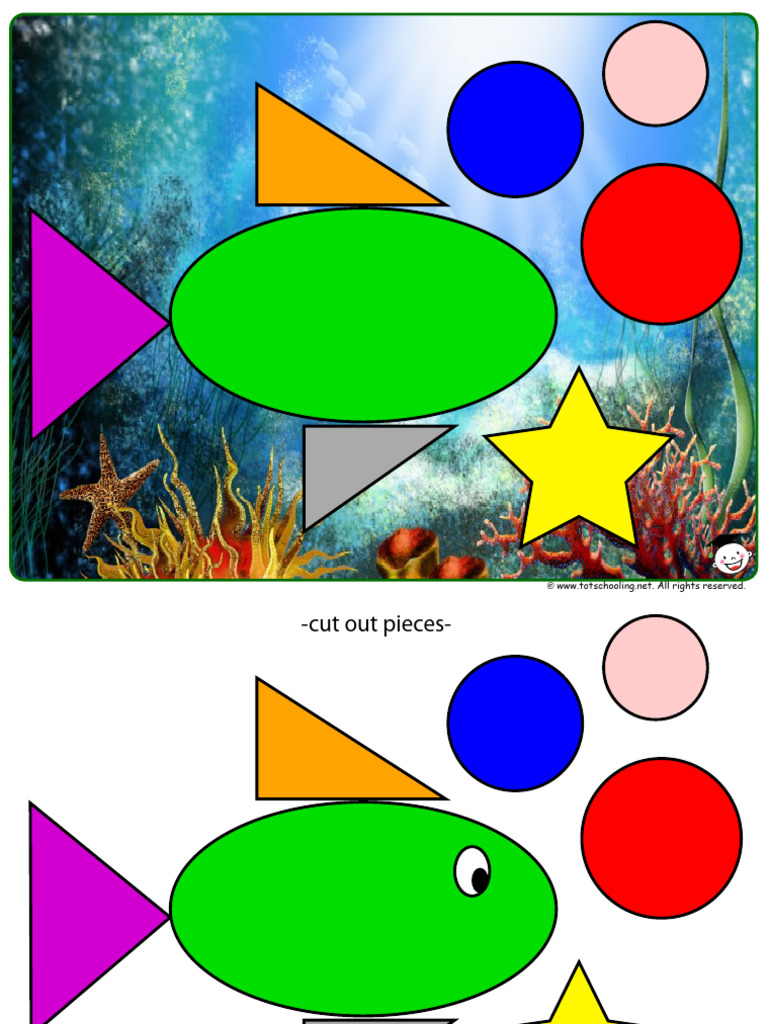 Free Tangram Fish Puzzle | PDF