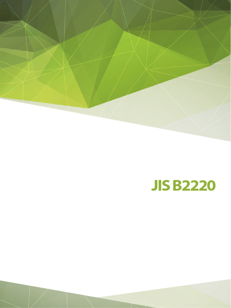 Jis B2220 | PDF