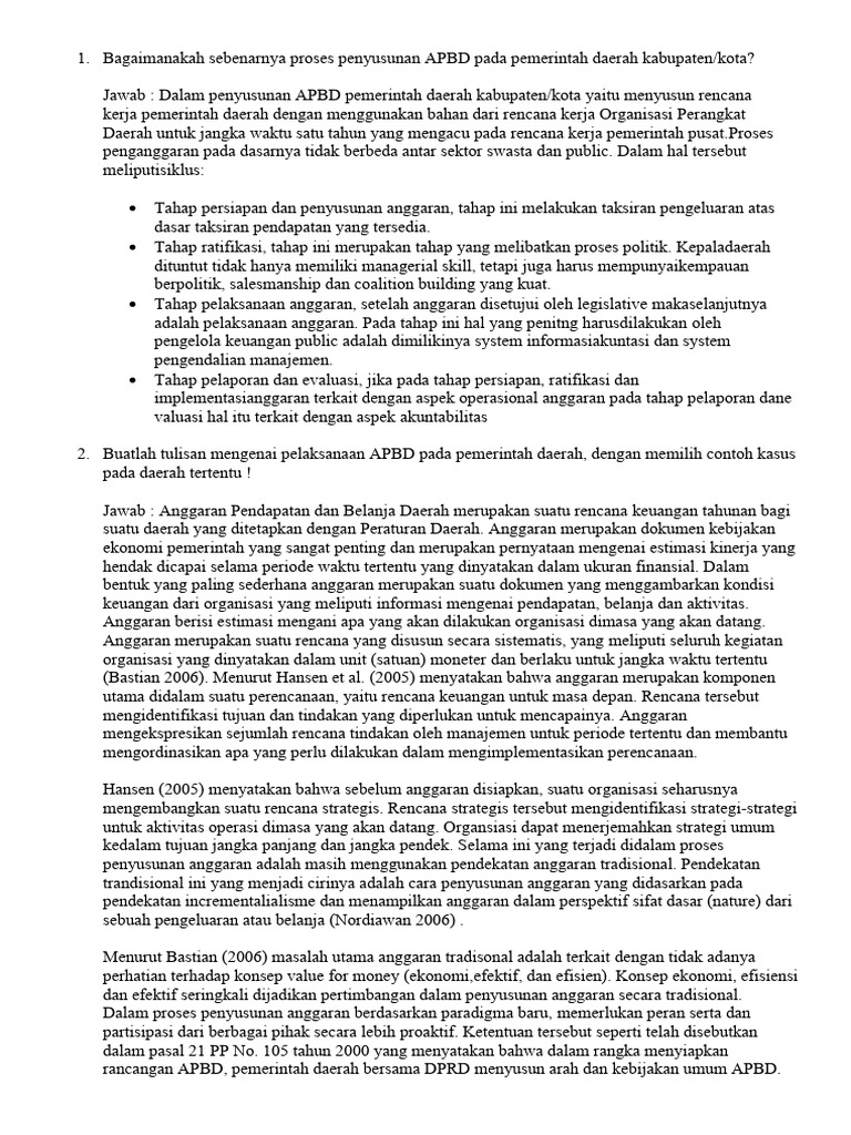 Administrasi Pemerintahan Daerah | PDF