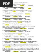 Grade 6 Science Quiz Bee Questions | PDF | Planets | Technology ...