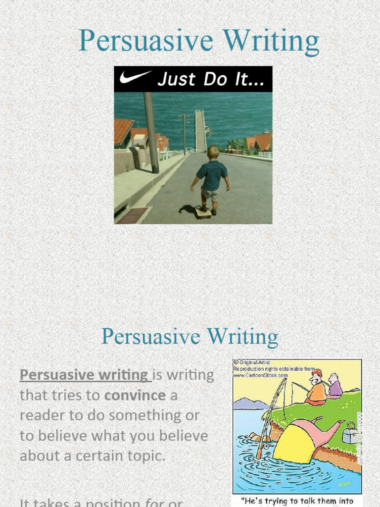 Persuasive Writing | PDF | Fast Food | Argument