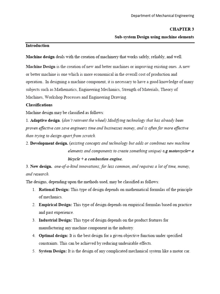 Chapter 3 Subsystem Design | PDF