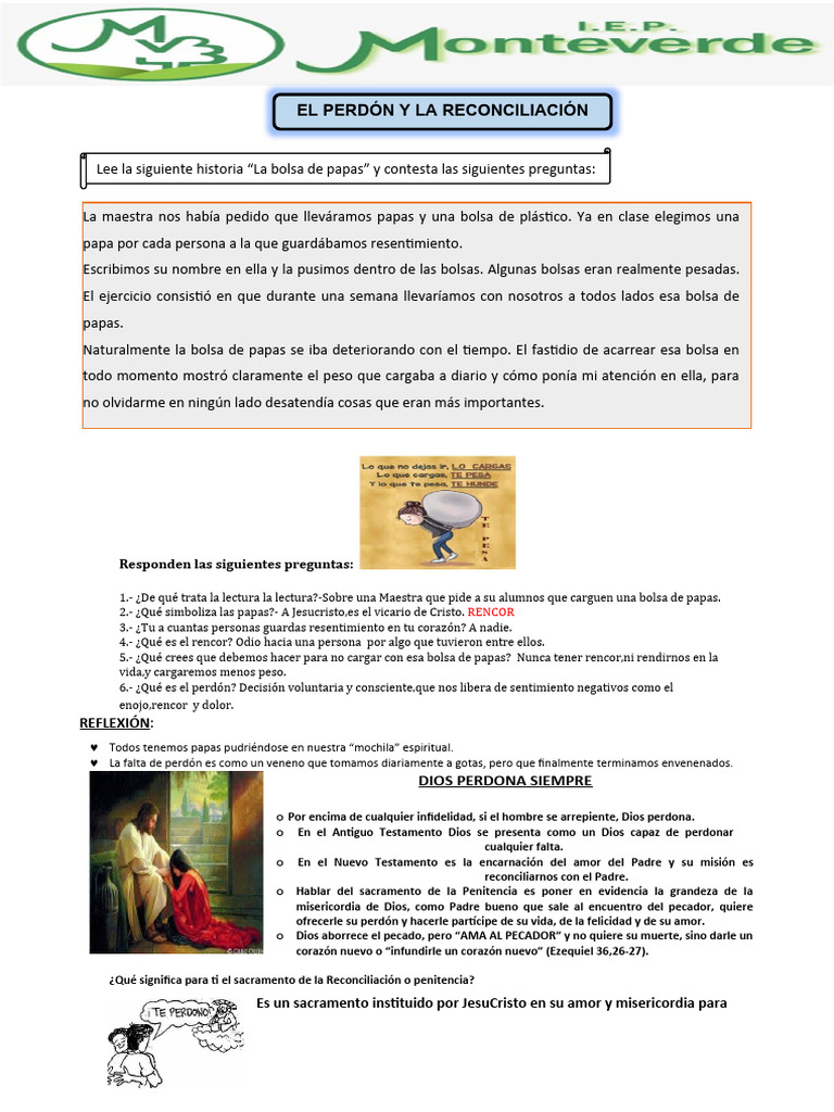 El Perdon y La Reconciliacion. 2 | PDF | Perdón | Pecado