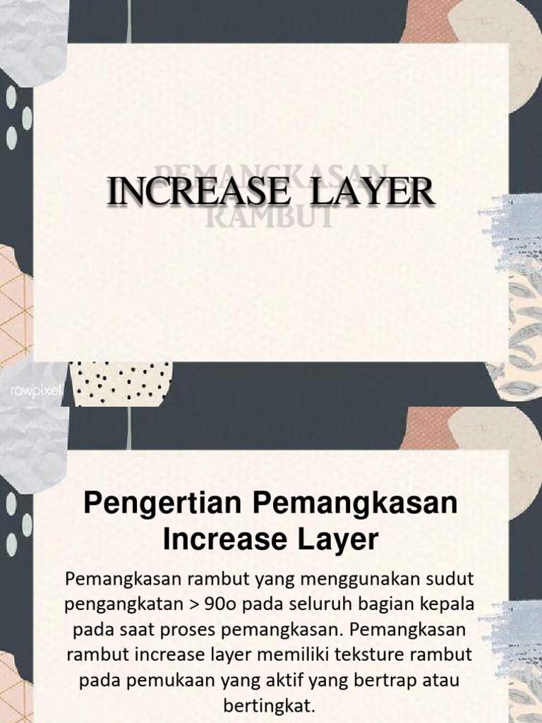 Teknik Pemangkasan Increase Layer Rambut | PDF