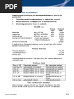 Acca Tax Tables Fa 23 | PDF | Taxes | Emission Standard