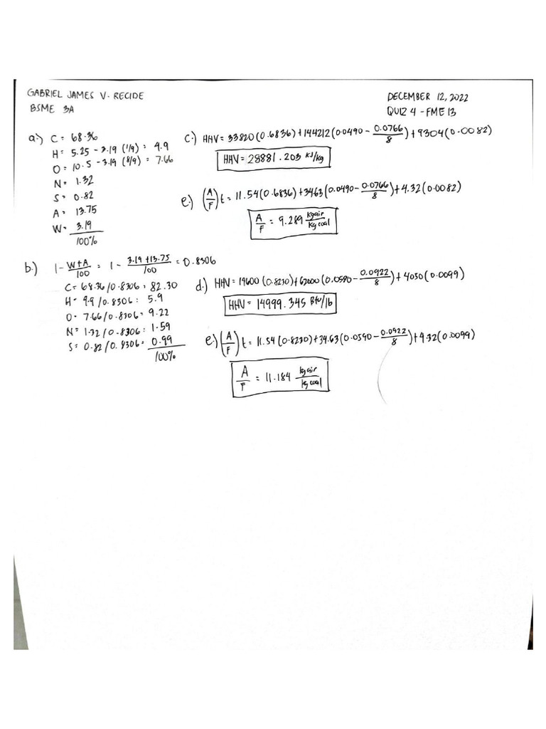 Fme13 Recide QZ4 | PDF