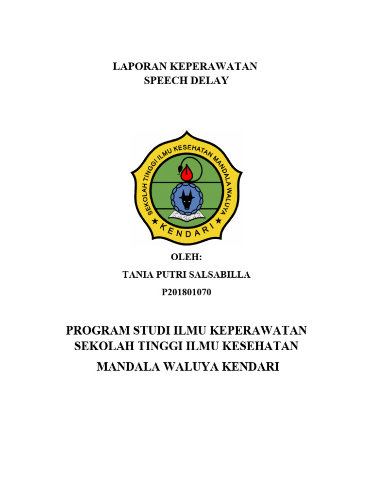 LP Speech Delay 2 | PDF | Sains & Matematika