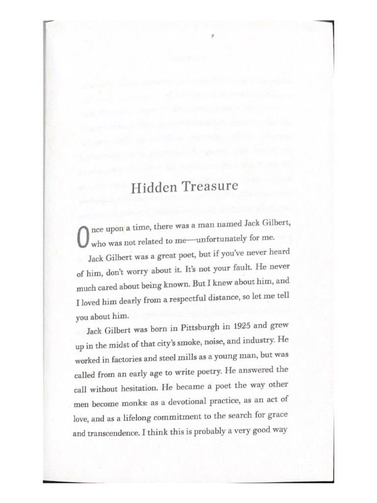 Hidden Treasure | PDF
