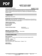 COA and MSDS METHYLDIETHANOLAMINE (MDEA) | PDF | Firefighting | Fires