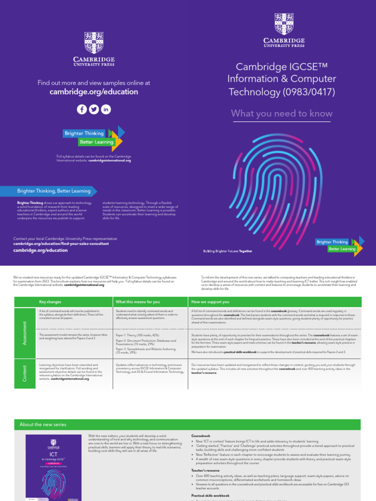 IGCSE ICT - What You Need To Know | PDF | Educational Technology | Learning