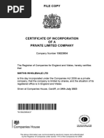 2023-Certificate of Registration of Business Name | PDF