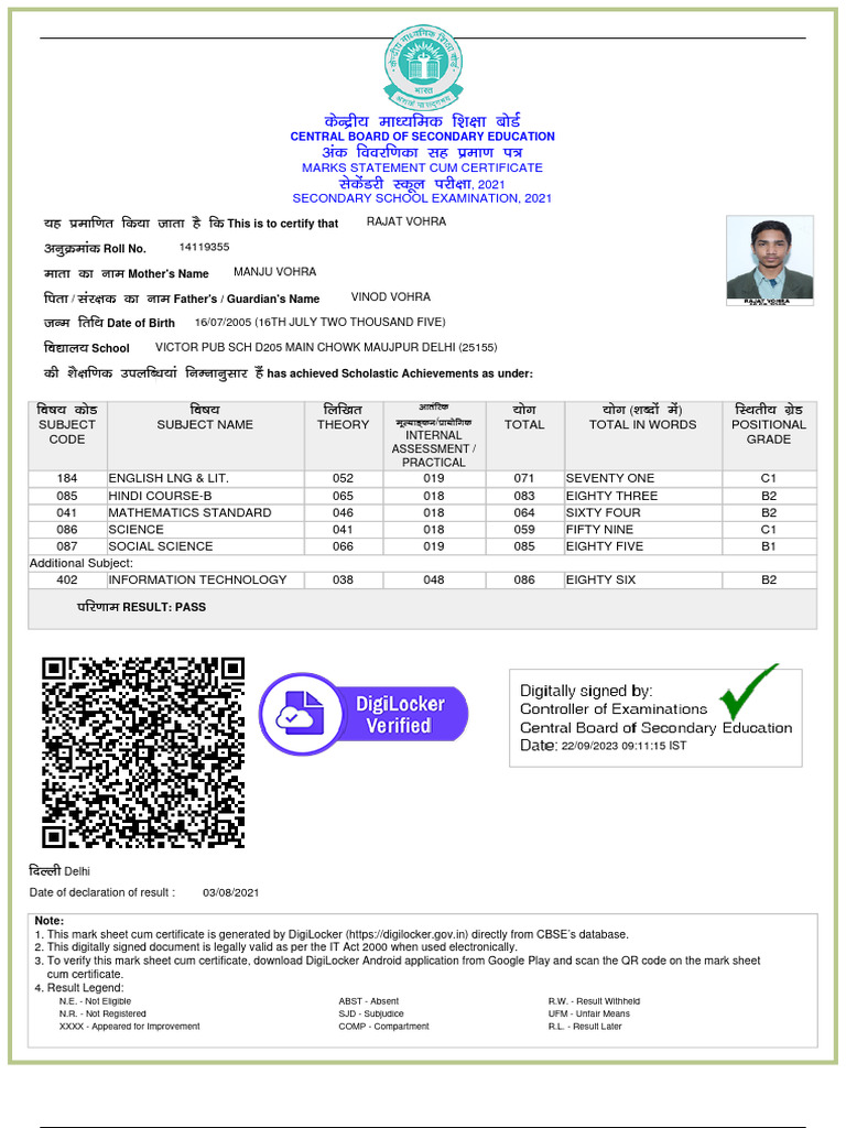 In Gov cbse-SSCER-141193552021 | PDF | Science