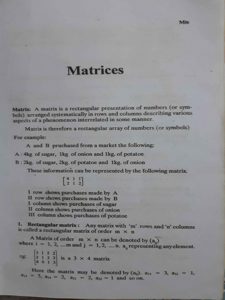 MATRICES Image Only | PDF