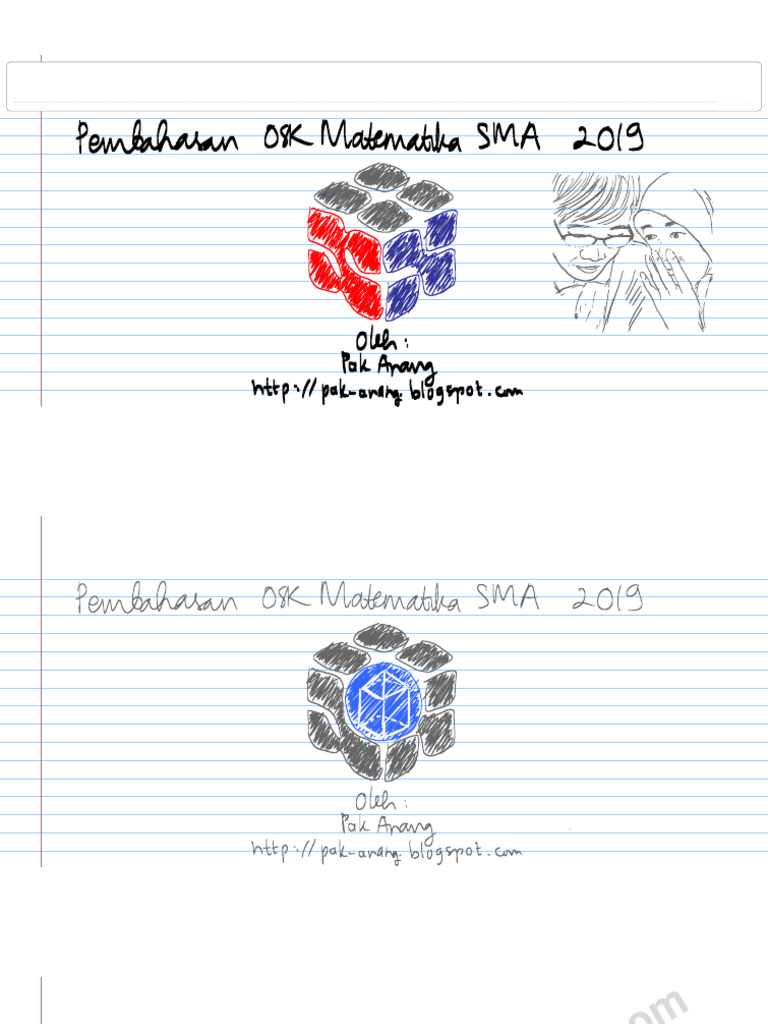 Pembahasan OSK Matematika SMA 2019 Versi Pak Anang | PDF
