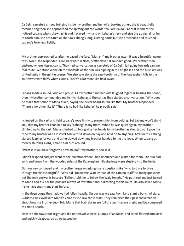 Ca Celin Carretela Arrived Bringing Inside My Brother and Her Wife ...