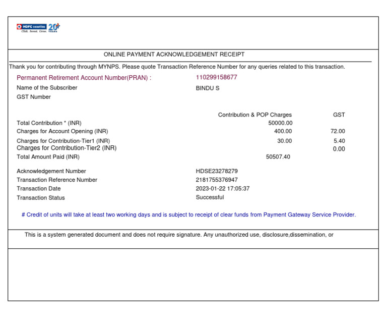 NPSPayment_Receipt (1) | PDF