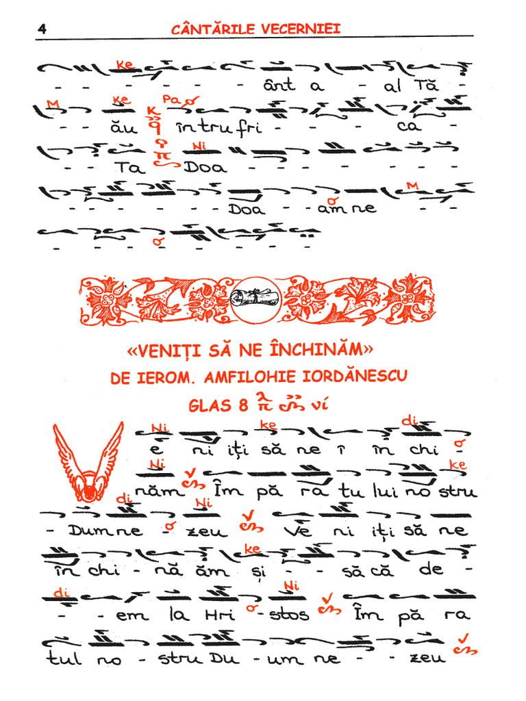 BMA 2 Cantarile Vecerniei 2013 Final | PDF