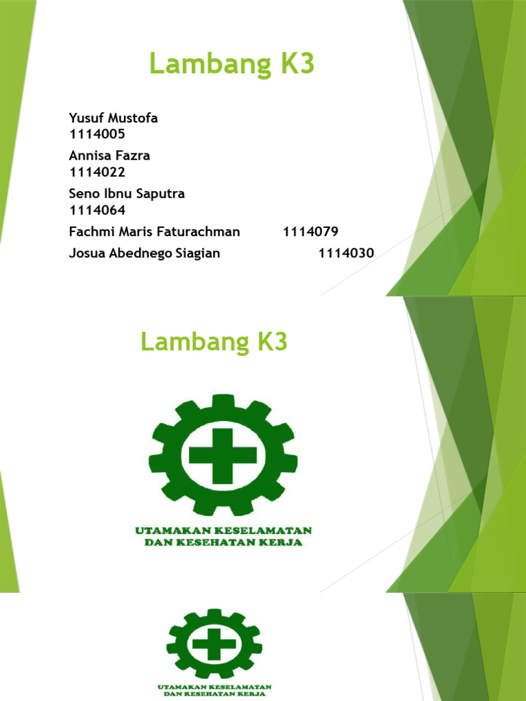 Arti dan Makna Lambang K3 | PDF | Karier & Perkembangan | Kesehatan ...