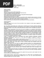 Respiratory Examination OSCE Guide | PDF | Science & Mathematics