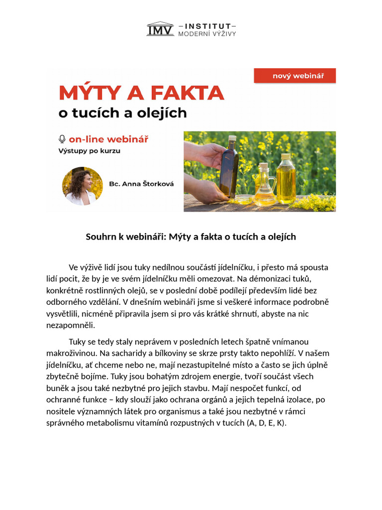Myty A Fakta o Tucich | PDF