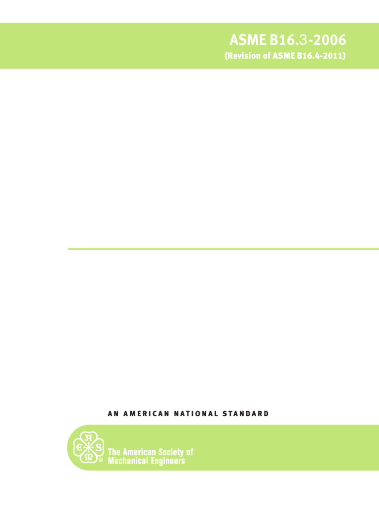 Asme B16.2 (2006) | PDF