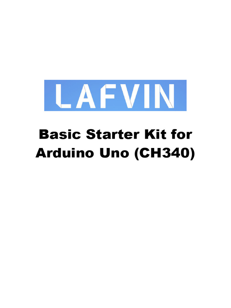 Basic Starter Kit for Arduino Uno(CH340) (1) | PDF | Installation ...
