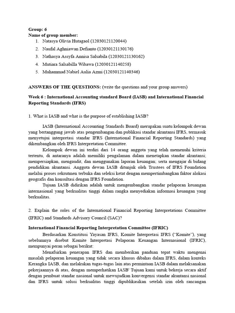 Kelompok 6 - Tugas Kelompok Minggu Ke 6 | PDF | Bisnis | Pengelolaan ...