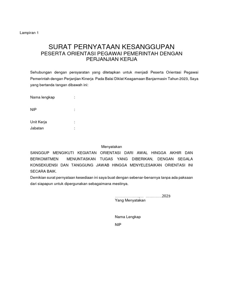 Lampiran Surat Pemanggilan Orientasi PPPK Tahap 7 (Angkatan 25,26,27 Dan 28 )Tanggal 23 - 26 ...