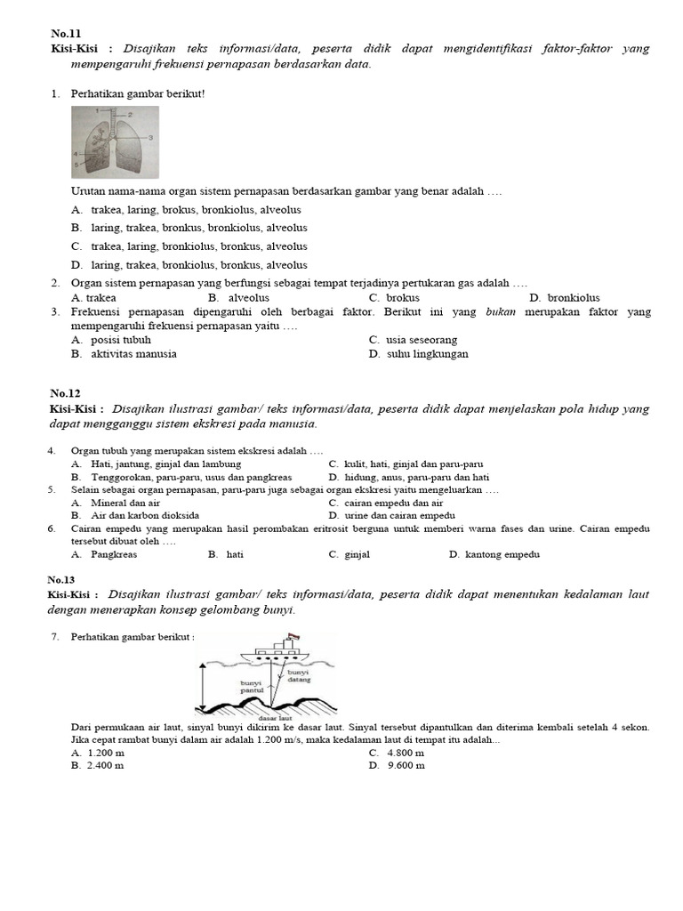 2 Soal Persiapan Us | PDF