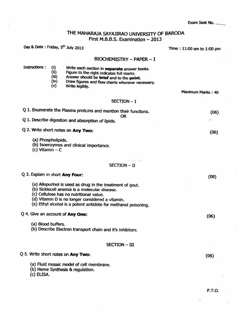 Biochemistry Papers MSU | PDF | Metabolism | Biotechnology