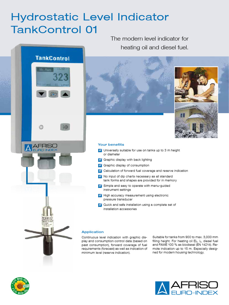 Fuel Tank Level Indicator Guide | PDF | Diesel Fuel | Heating Oil