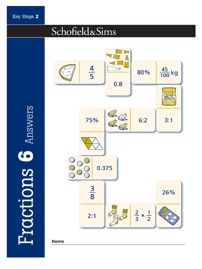 Fractions 6 Answers | PDF