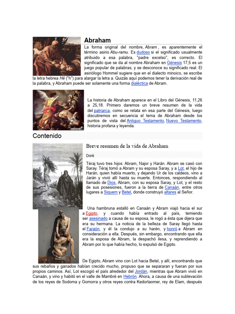 Abraham - Primer Patriarca | PDF