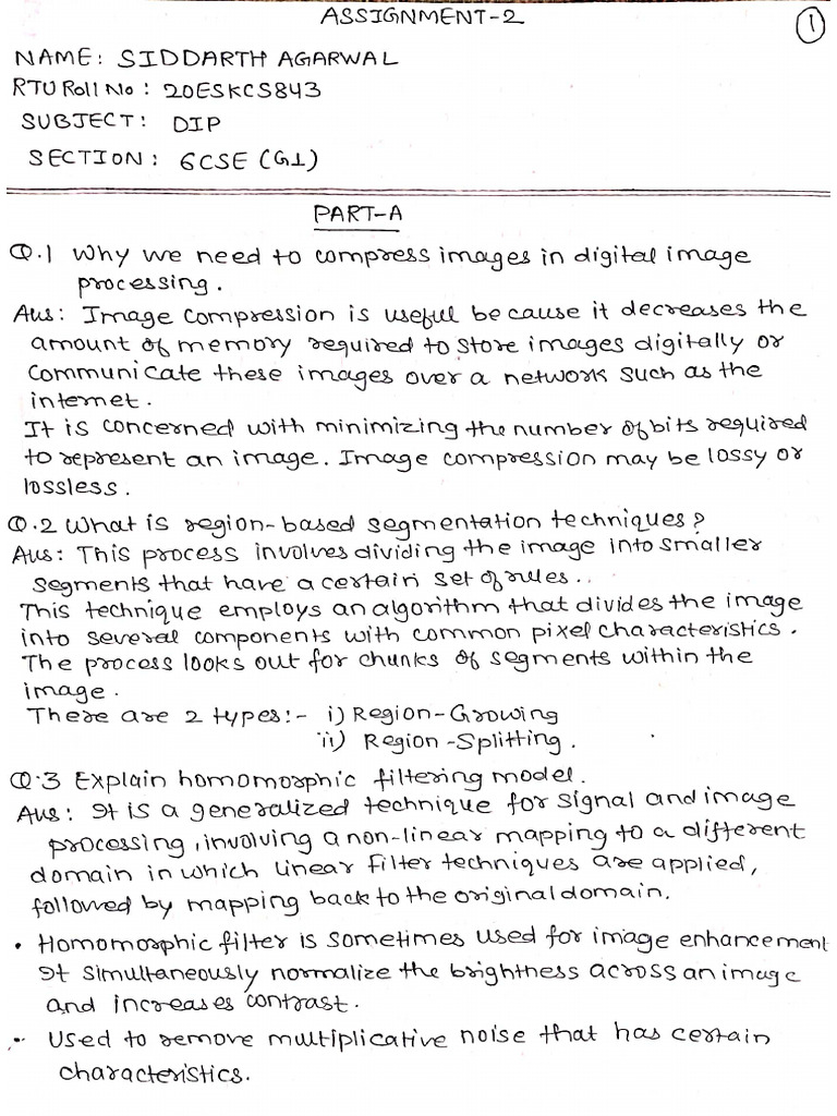 Dip MT-2 Assignment | PDF