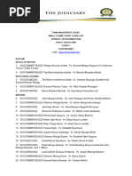 Thika Magistrate Court Cause List 2024 | PDF | Kenya