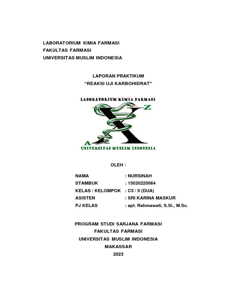 Laprak 2 Biokim Karbo 064 Nursinah | PDF | Kesehatan Holistik