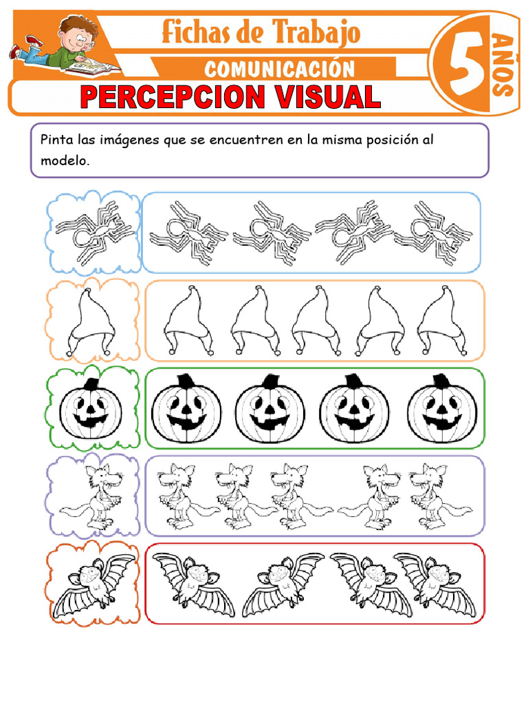 Percepcion Visual Para Ninos de 5 Anos | PDF