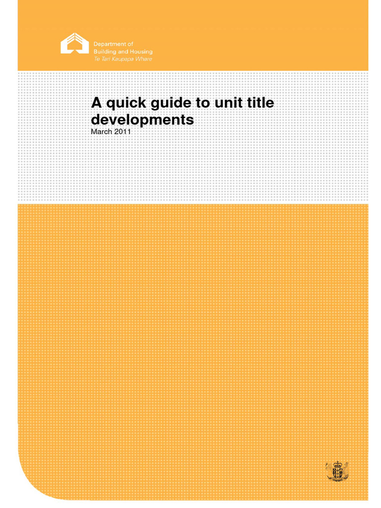 Unit Titles Quick Guide | PDF