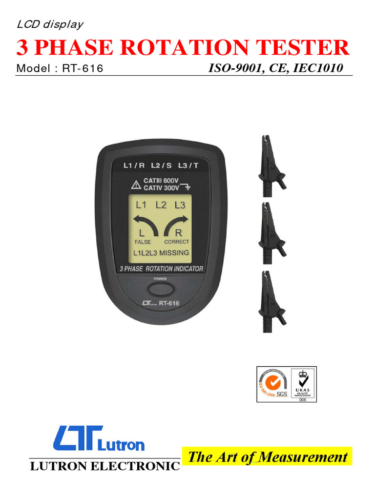 Fasímetro RT-616 | PDF