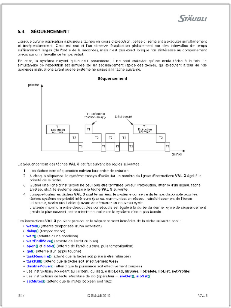 MANUEL DE RÉFÉRENCE VAL3. Version 7 - PDF Téléchargement Gratuit | PDF