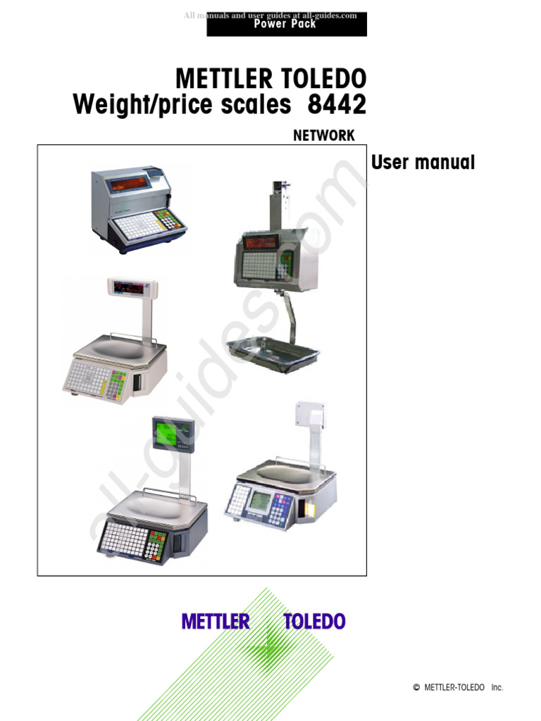 Mettler Toledo 8442 User Manual | PDF | Universal Product Code ...