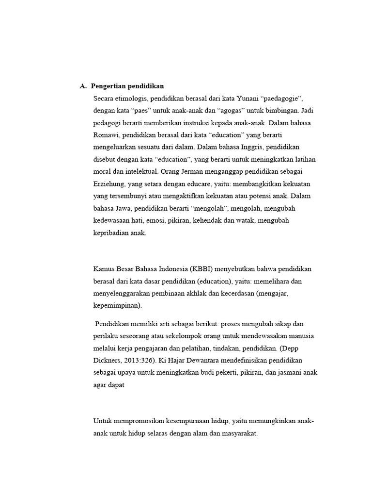 Pendidikan Karakter Di Sekolah | PDF