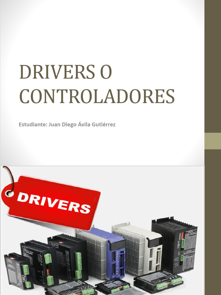 Drivers o Controladores 3 | PDF | Hardware de la computadora | Red de computadoras