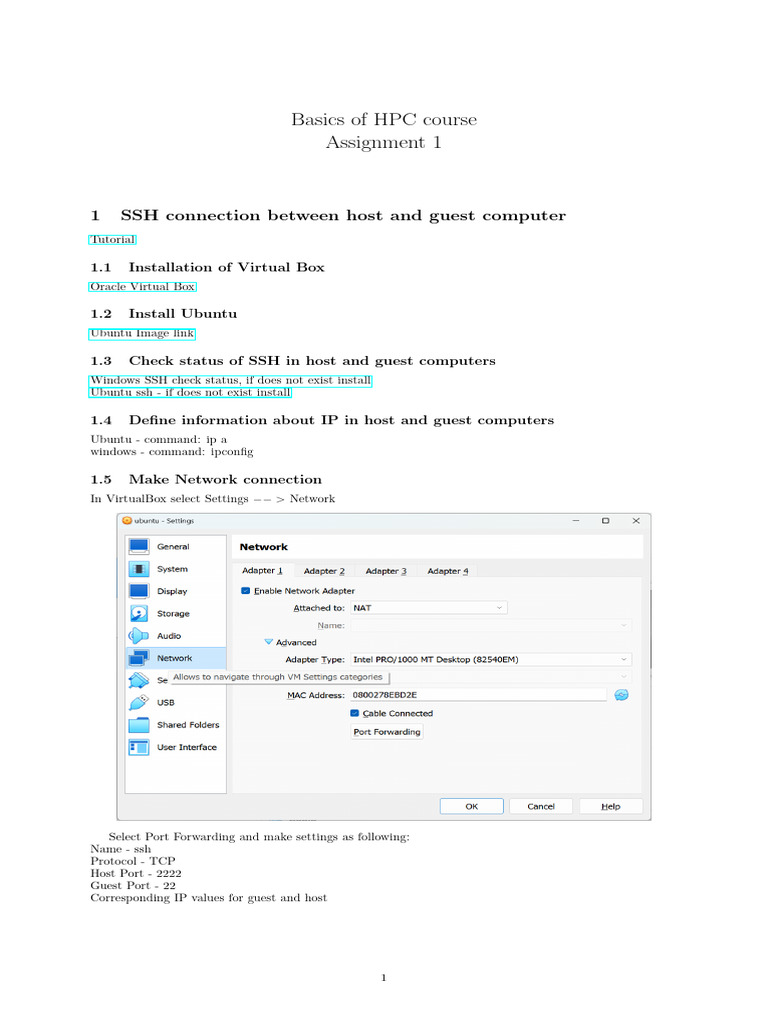 HPC Course: SSH Setup Guide | PDF