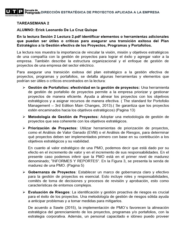 Direccion Estrategica Tarea2 | PDF