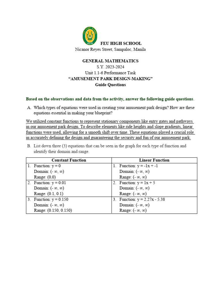 Peta#1 - Guide Questions | PDF