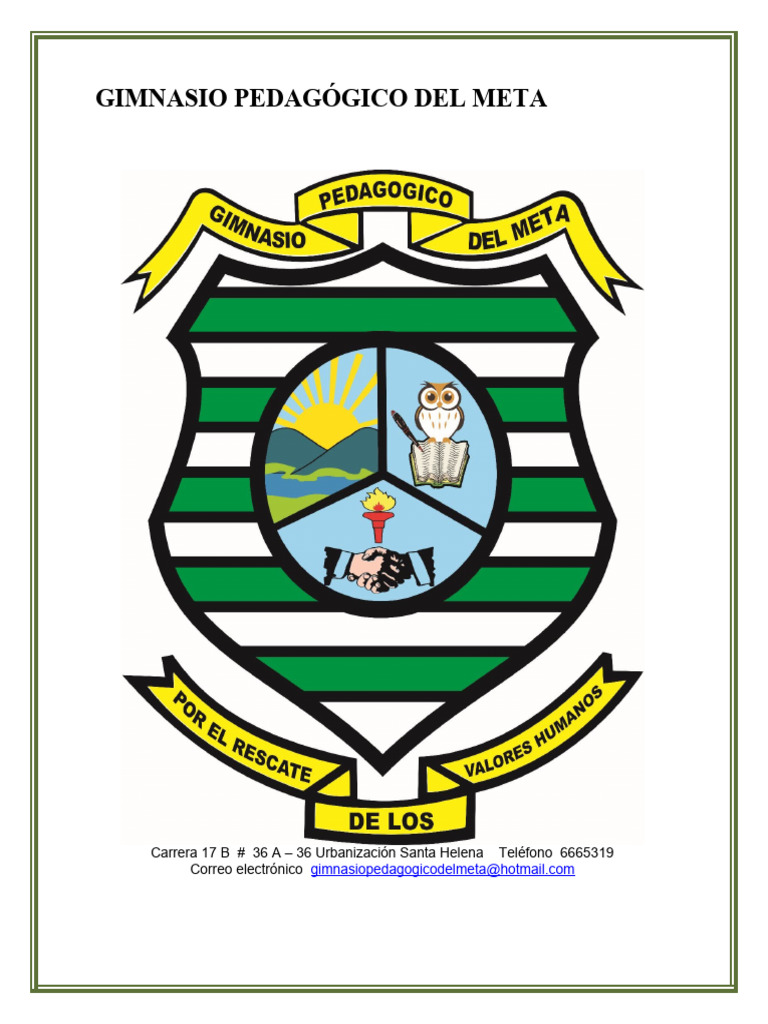 Manual de Convivencia Del Pedagogico AÑO 2020 ACTUALIZADO - VIRTUALIDAD | PDF | Plan de estudios ...