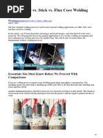 MIG & Flux Core Welding Wire Types & Specification (With Chart) - Weld ...